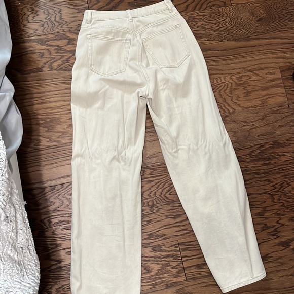 Ruby and Jenna Boutique | Jeans | Ruby And Jenna Wide Leg Cream Jeans ...
